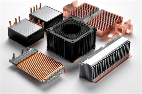 Premium Ai Image A Close Up Of A Group Of Electronic Components On A