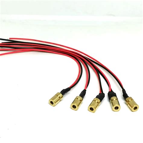 5pcs 3v 780nm 5mw Infra Red Ir Laser Module Mini Focusable Dot Head 6mm Diameter Module Beamq