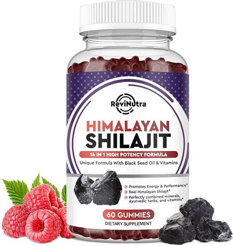 Revinutra Shilajit Gummies Himalayan Organic Shilajit