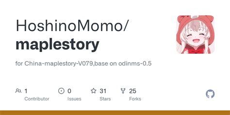 GitHub HoshinoMomo Maplestory For China Maplestory V Base On Odinms