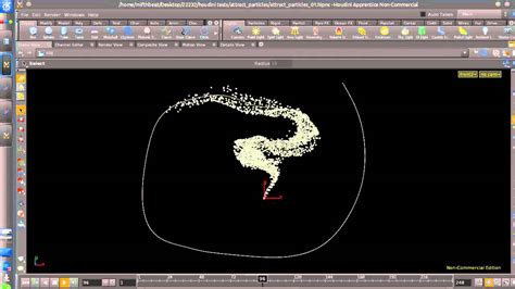 Houdini Particles Along Curve Youtube
