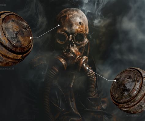 Artstation Rusty Metal Smart Materials Pbr Textures And Unreal Engine Game Assets