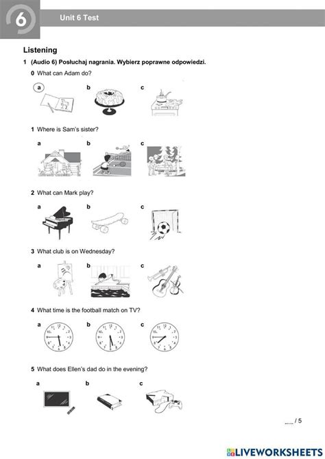 English Class A… Free Interactive Worksheets 911031