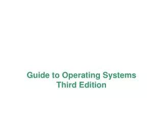 PPT MODERN OPERATING SYSTEMS Third Edition ANDREW S TANENBAUM Chapter Security PowerPoint