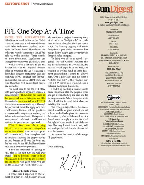 7 Ffl Federal Firearms License Ffl License