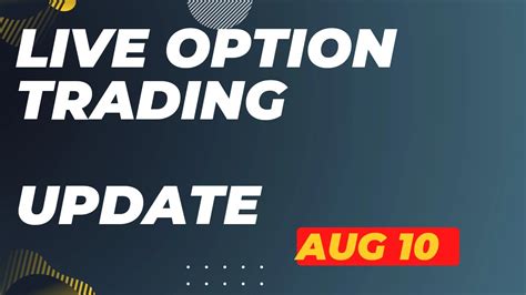 live option trade update on tradetron algo youtube