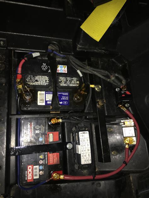 Polaris RZR Dual Battery Install 44 OFF