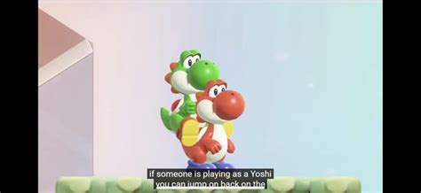 Behold A Yoshi Riding Another Yoshi Rmario