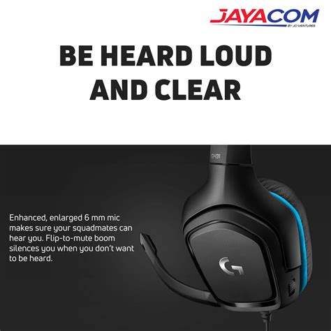 LOGITECH G431 7 1 SURROUND SOUND GAMING HEADSET