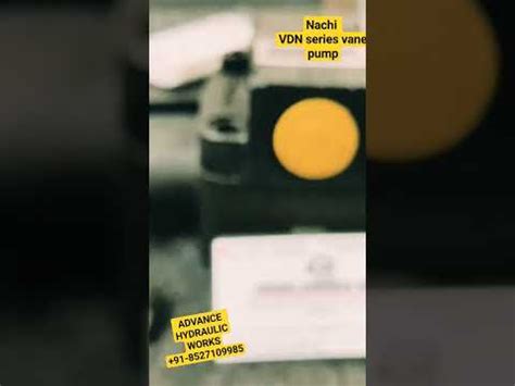 Variable Displacement Vane Pumps Nachi VDN 1b Variable Vane Pump