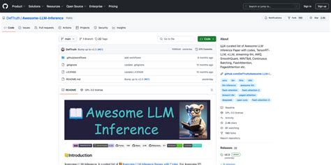 Awesome Llm Inference学习资料汇总 大语言模型推理优化必备参考 懂ai
