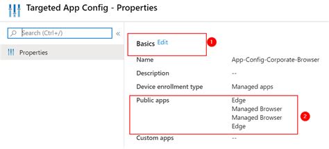Intune Mem Configure Edge Browser For Ios And Android