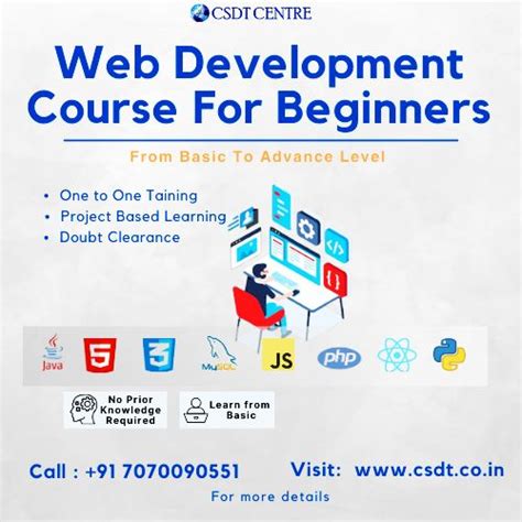 Csdt Centre On Linkedin Csdtcentre Webdevelopmentcourse