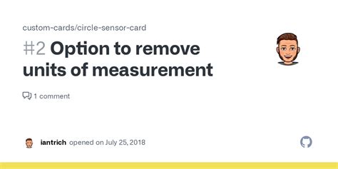 option to remove units of measurement · issue 2 · custom cards circle
