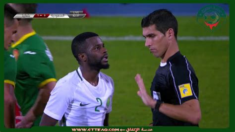 شاهد لقطة طرد منصور الحربي امام منتخب بلغاريا Youtube