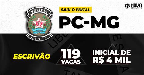 Concurso Pc Mg Escrivão