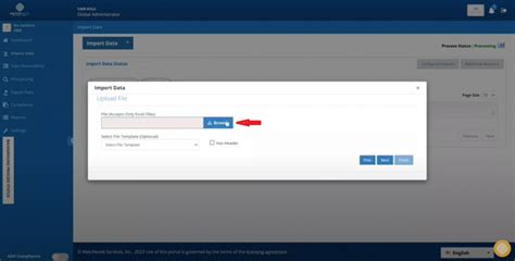 Import Data From File Matchbook