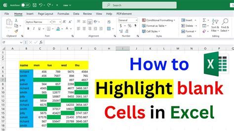 5 Ways To Highlight Empty Cells In Excel
