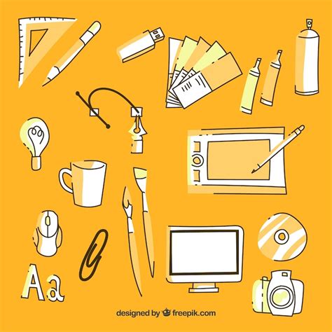 4 페이지 일러스트레이터 연필 브러쉬 이미지 Freepik에서 무료 다운로드