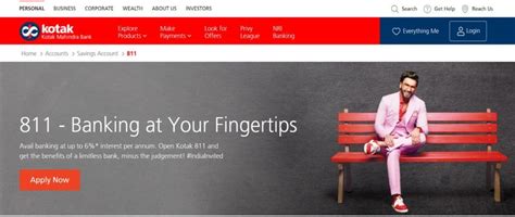 Kotak Mahindra Banks 811 Bank Account Source Kotak Bank 2021