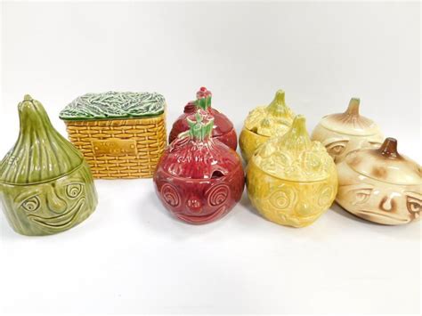 Sylvac Character Face Pots