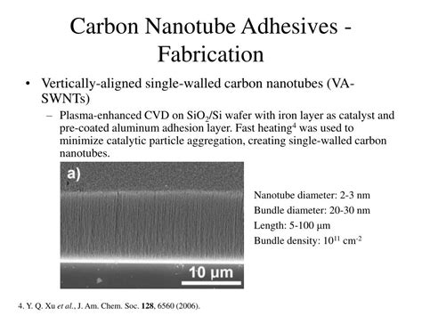 Ppt Cutting Edge Gecko Inspired Carbon Nanotube Adhesives For Strong And Reusable Bonding