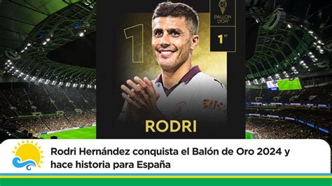 Rodri Hernández conquista el Balón de Oro 2024