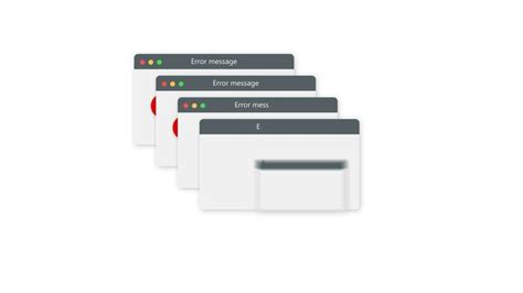 System Error Icon Failure Pc Interface Error Message Computer Window