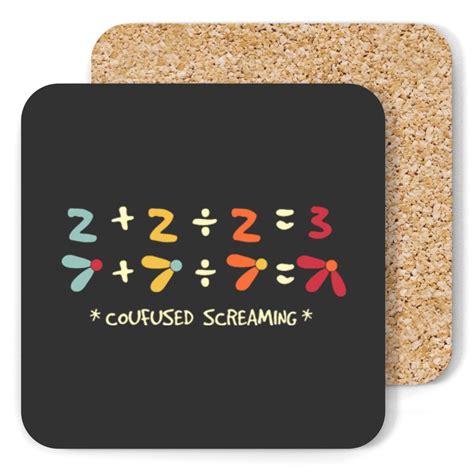 Addition Division Subtraction Equals Math Confuse Screaming Coasters