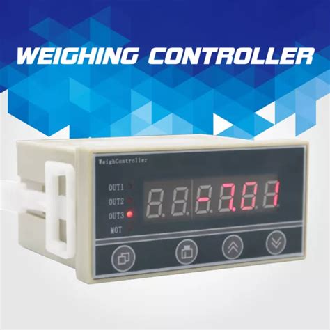 DIGITAL WEIGHING CONTROLLER Load Cell Indicator For Weight Control New