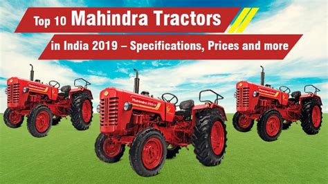 Mahindra Tractor Top Model Mahindra Tractor Price Khetigaadi