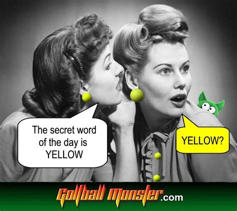 Yellow Range Balls Golfball Monster