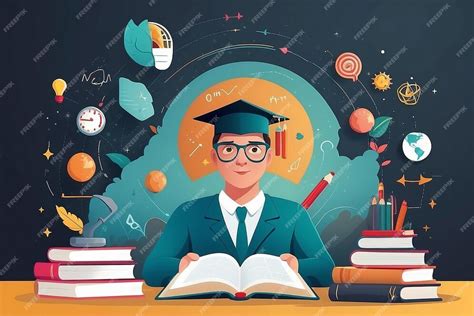 Premium Photo Self Study Concept Accelerating Education Future