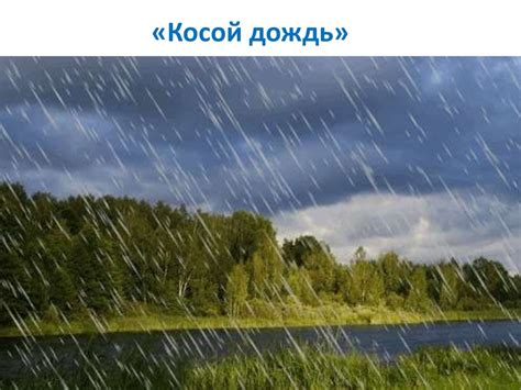 Виды дождей - презентация онлайн