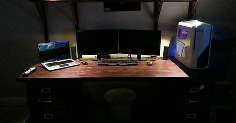 Battlestation Diy Desk And Shelf Rbattlestations