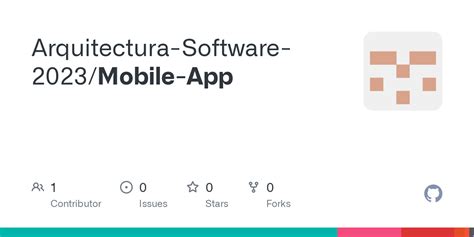 GitHub Arquitectura Software Mobile App