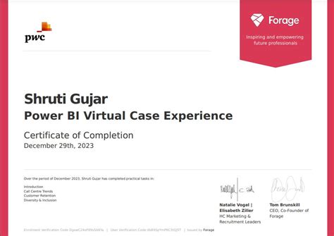 Shruti Gujar On Linkedin I Just Completed Pwc Switzerlands Power Bi
