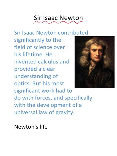 Physics Newton Pdf Isaac Newton Gravity