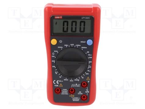Ut132c Uni T Digital Multimeter Lcd 2000 Vdc Accuracy ±05