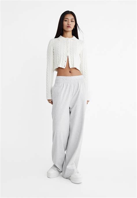 Wide Leg Trousers Womens Fashion Stradivarius Qatar