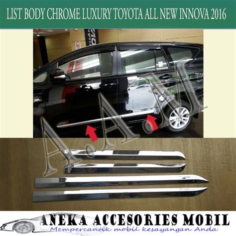 Jual List Body Toyota All New Innova Reborn Side Body Moulding Molding Toyota All New