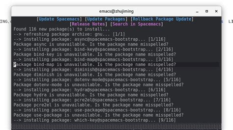 请问spacemacs换源为什么无法成功呢 Spacemacs Emacs China