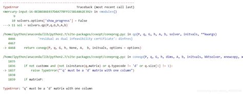 Python语法错误 Q Must Be A D Matrix With One Column Csdn博客