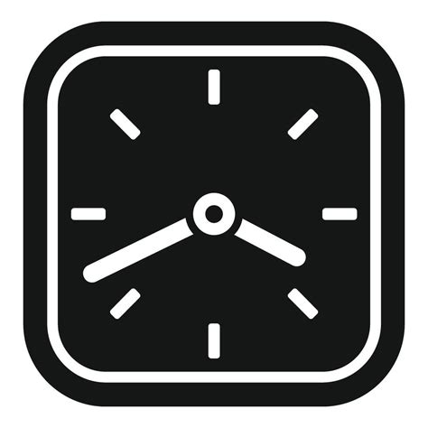 Term Wall Clock Icon Simple Duration Event 44754324 Vector Art At