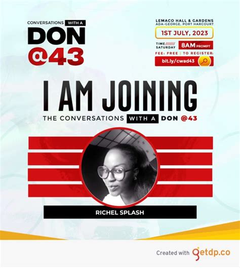 Richel Nwachukwu On Linkedin Conversationswiththedon Work