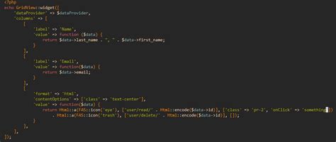 Help With Html Helpers General Discussions Yii Framework Forum