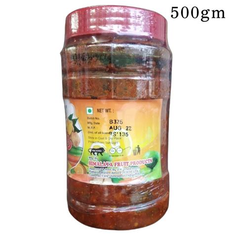 Spicy 500gm Himca Mix Pickle Packaging Type Plastic Jar At Rs 90 Jar