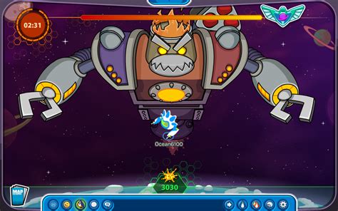 Ocean At Cp Ultimate Protobot 3000 Attacks Club Penguin