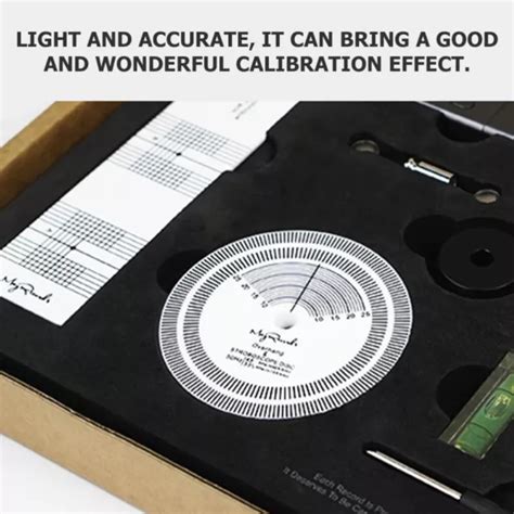 Vinyl Record Stroboscope Disc Turntable Protractor Player Speed Test £8