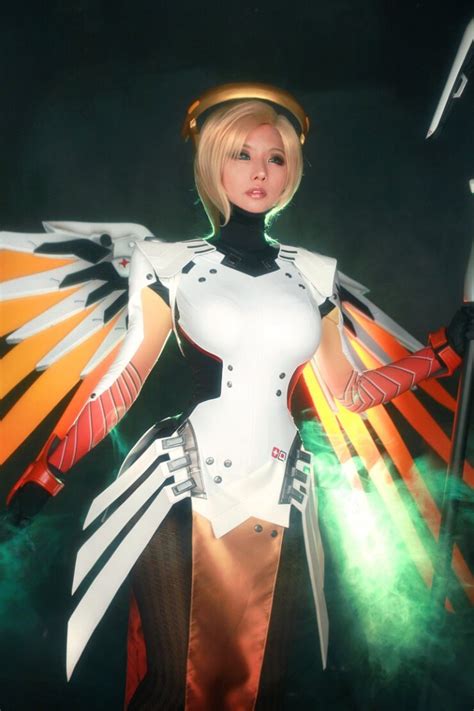 Overwatch Mercy Cosplay Tasha Inven Global